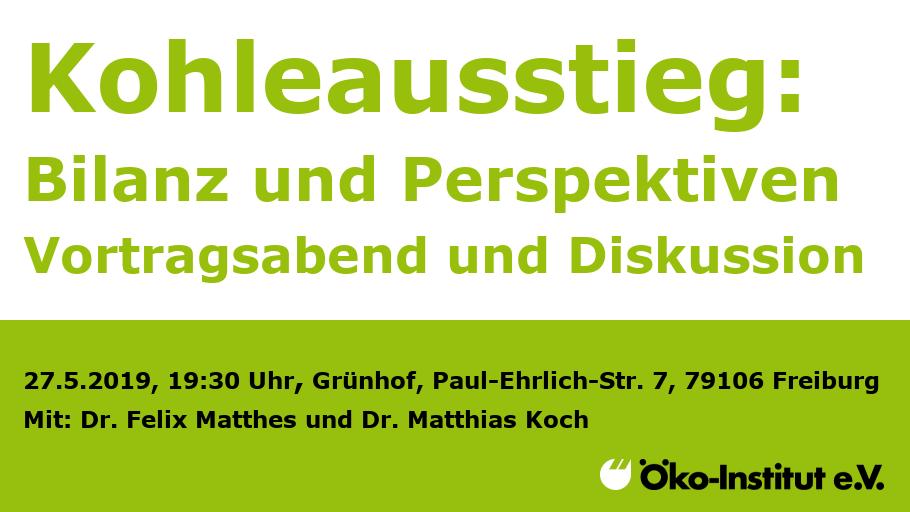 Dr. Felix Matthes berichtet von seinen Erfahrungen aus der ...